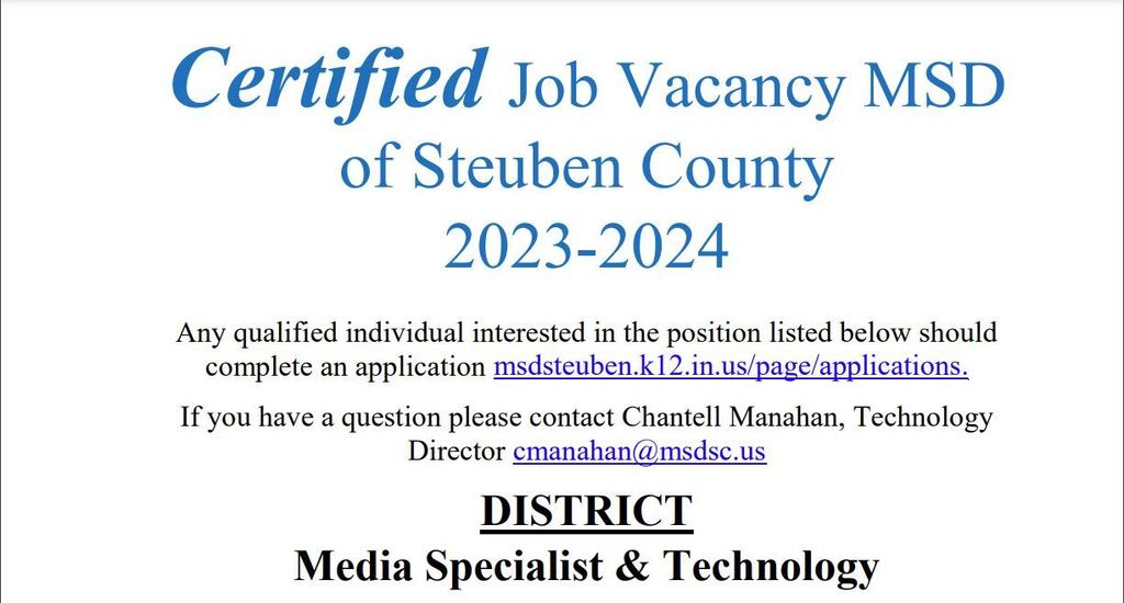 MSD of Steuben County